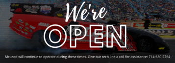 McLeod Racing is Open